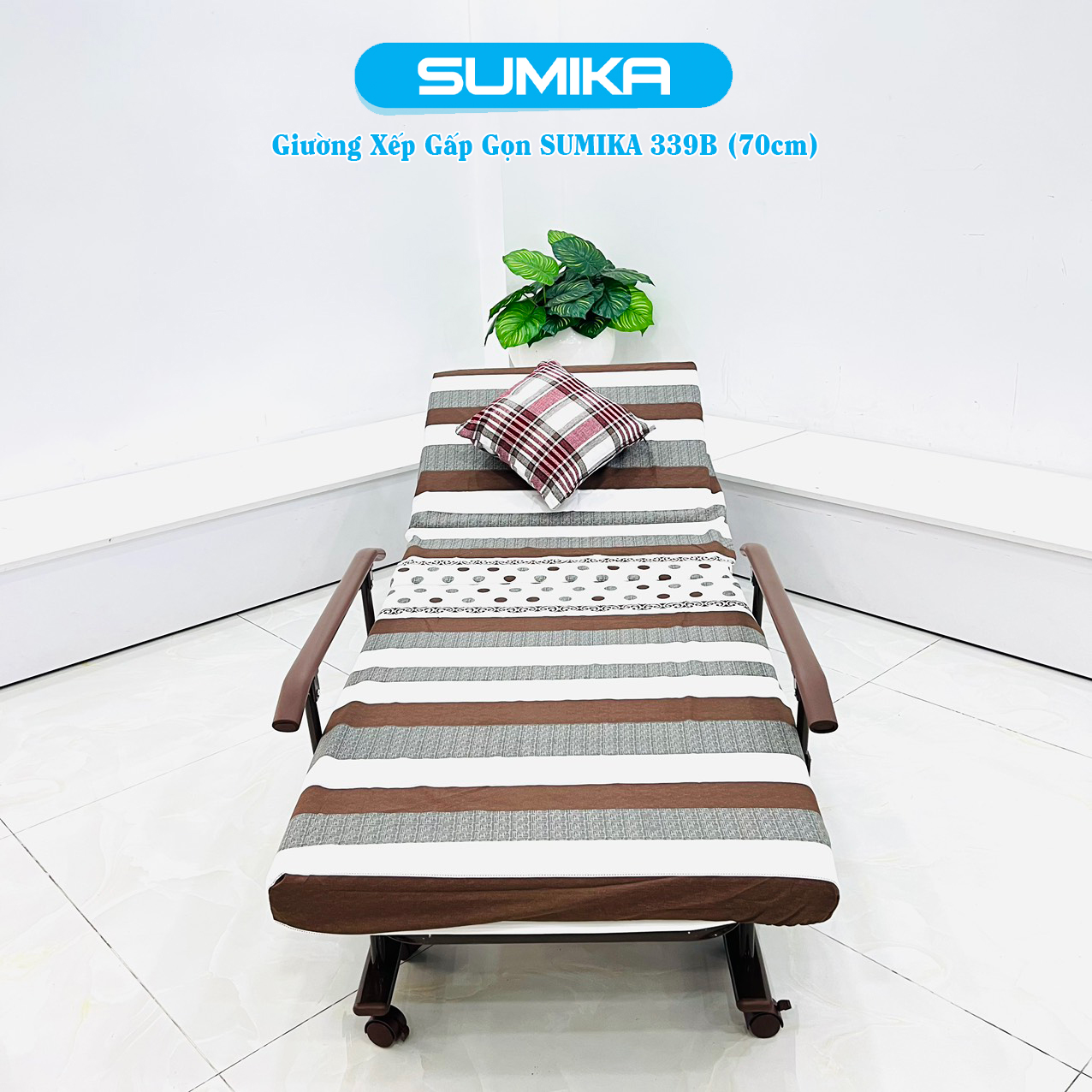 Giường xếp SUMIKA 339B - giải pháp thông minh cho sinh viên